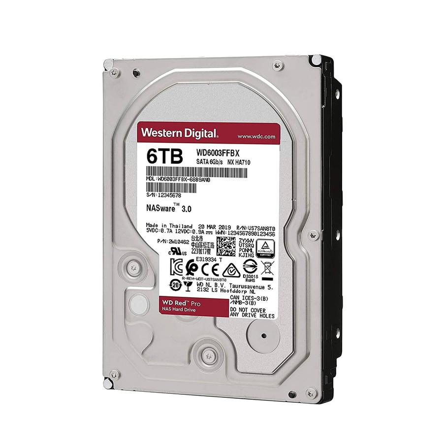 Disco Rigido Red Pro Nas 6 Tb Western Digital Red WD6003FFBX | MallWeb