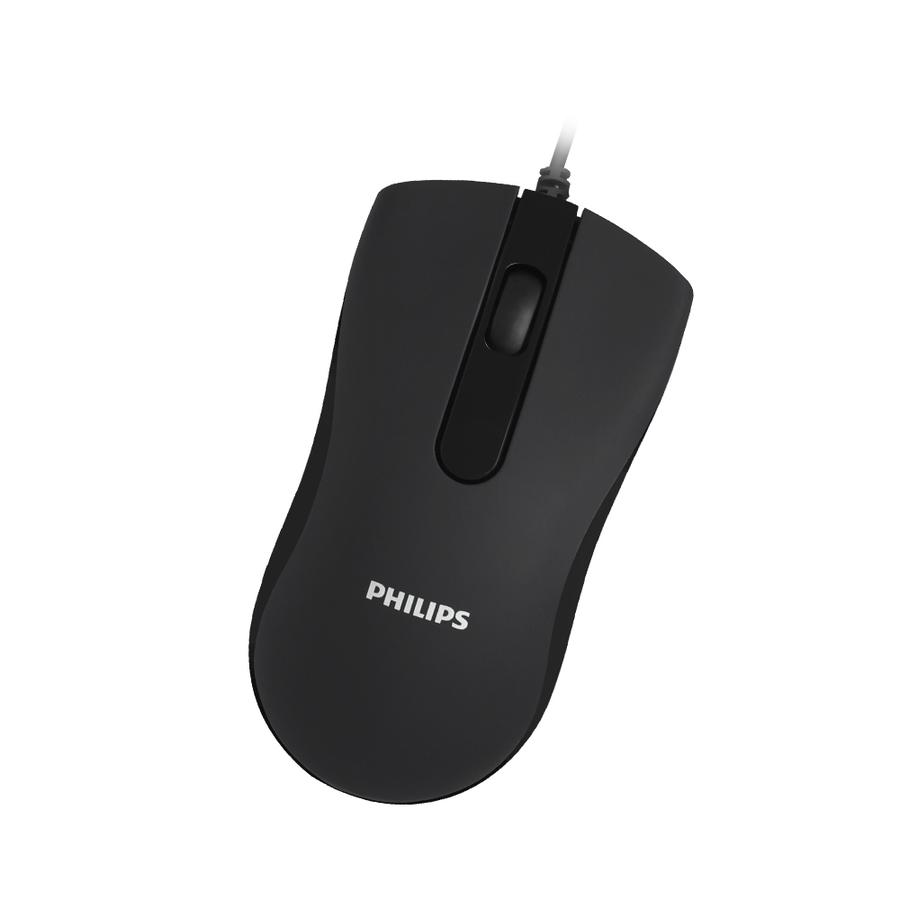 MOUSE PHILIPS M101 BLACK USB Wired Optical 1000DPI | MallWeb