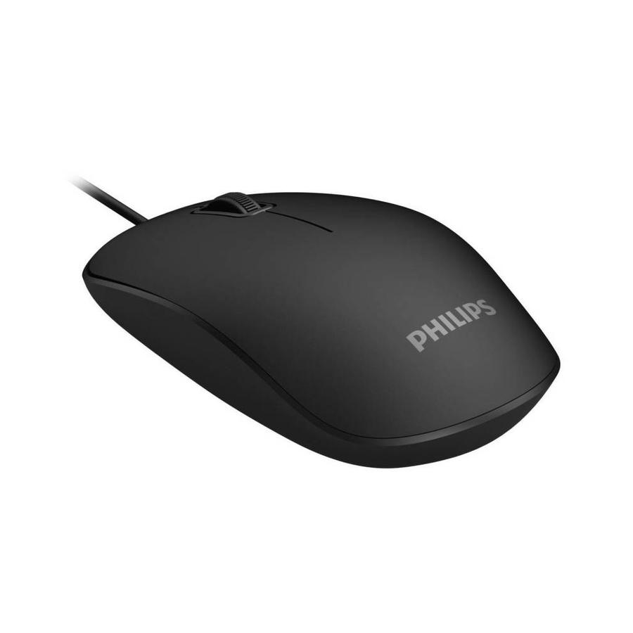 MOUSE PHILIPS M334 BLACK USB Wired Optical 1000DPI | MallWeb